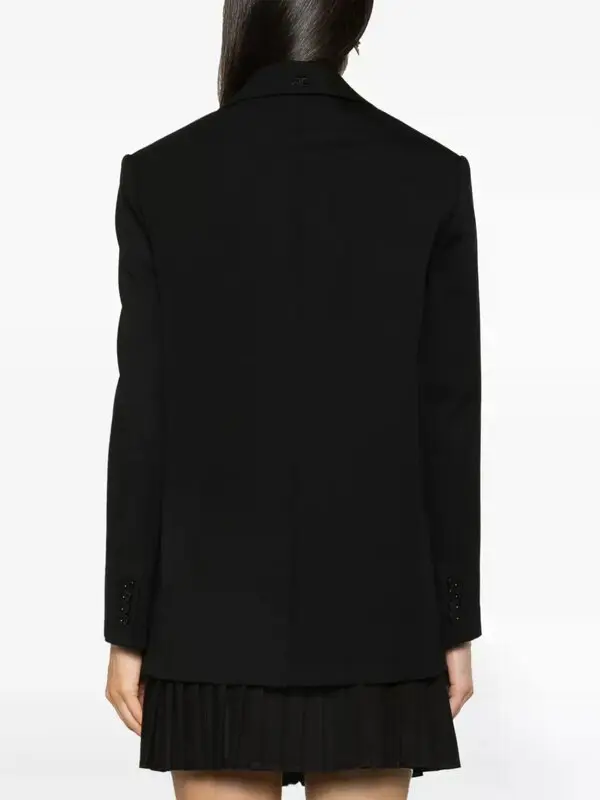 COURREGES Strap Single-breasted Blazer