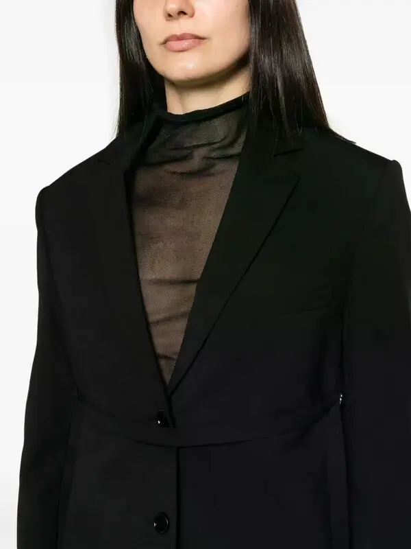 COURREGES Strap Single-breasted Blazer