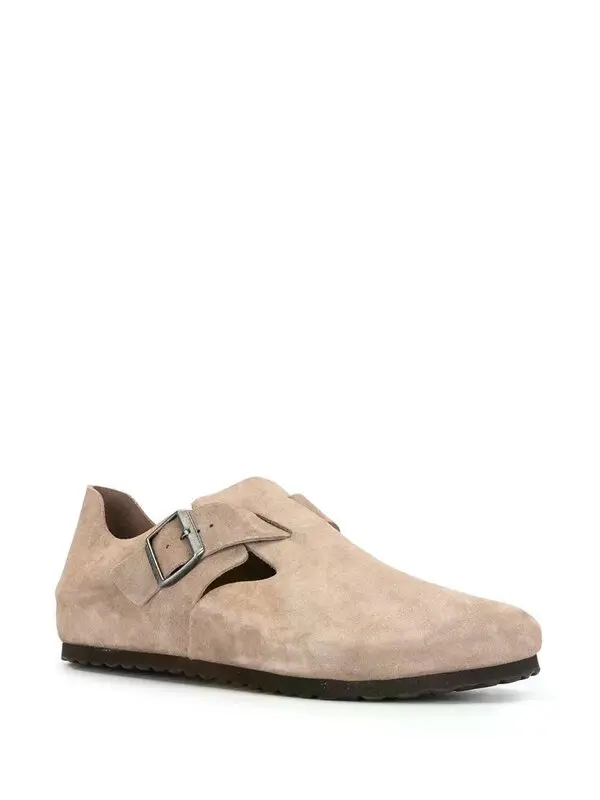 BIRKENSTOCK Buckle-fastening Leather Shoes - Neutrals