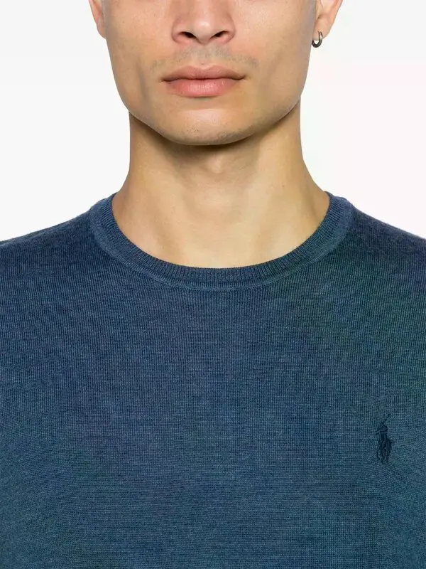 Polo Ralph Lauren Polo Pony-embroidered Sweater - Blue