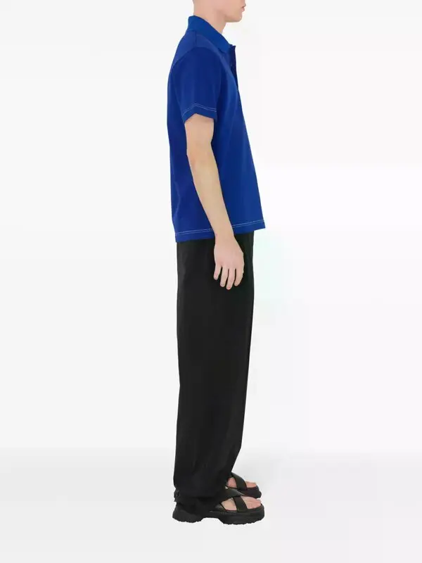 Burberry Logo-embroidered Polo Shirt