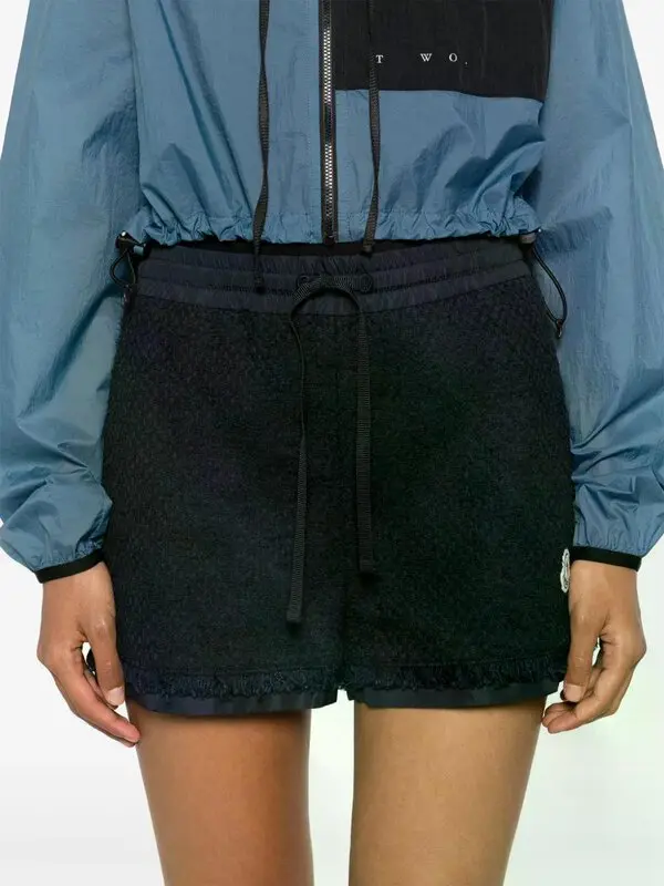 Moncler Logo-patch Tweed Shorts