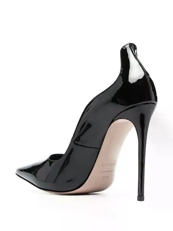 LE SILLA 120mm Ivy Pointed-toe Pumps - Black
