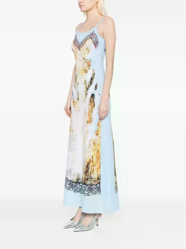 Y/project Graphic-print Slip Dress