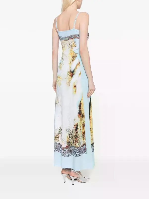 Y/project Graphic-print Slip Dress