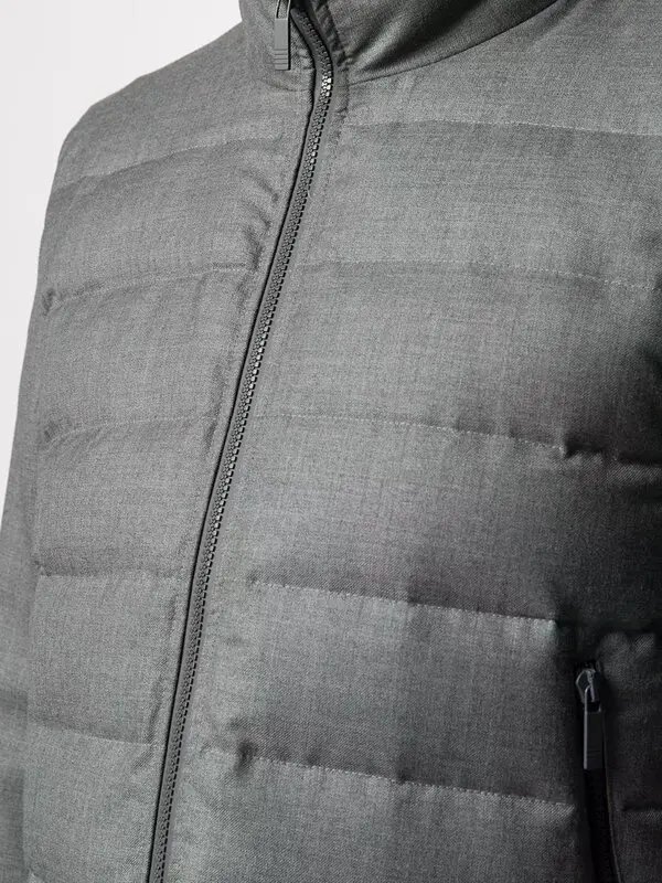 Thom Browne Super 120s Down-filled Ski Vest - Grey