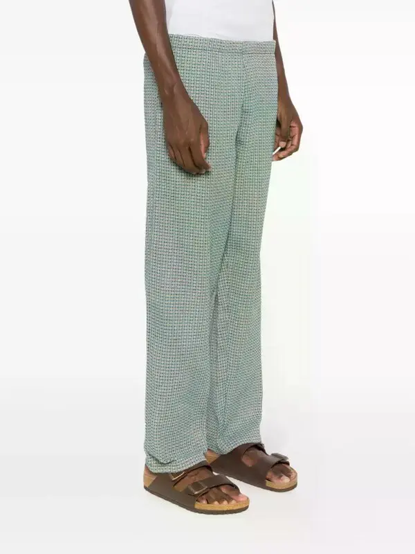 AMIR SLAMA Cropped Straight-leg Trousers