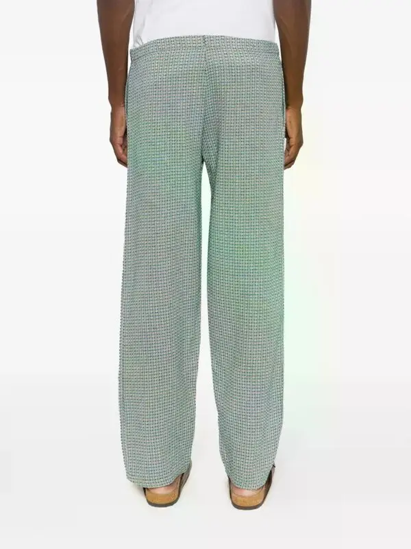 AMIR SLAMA Cropped Straight-leg Trousers