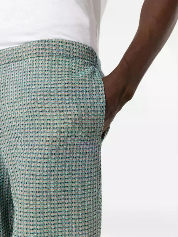 AMIR SLAMA Cropped Straight-leg Trousers
