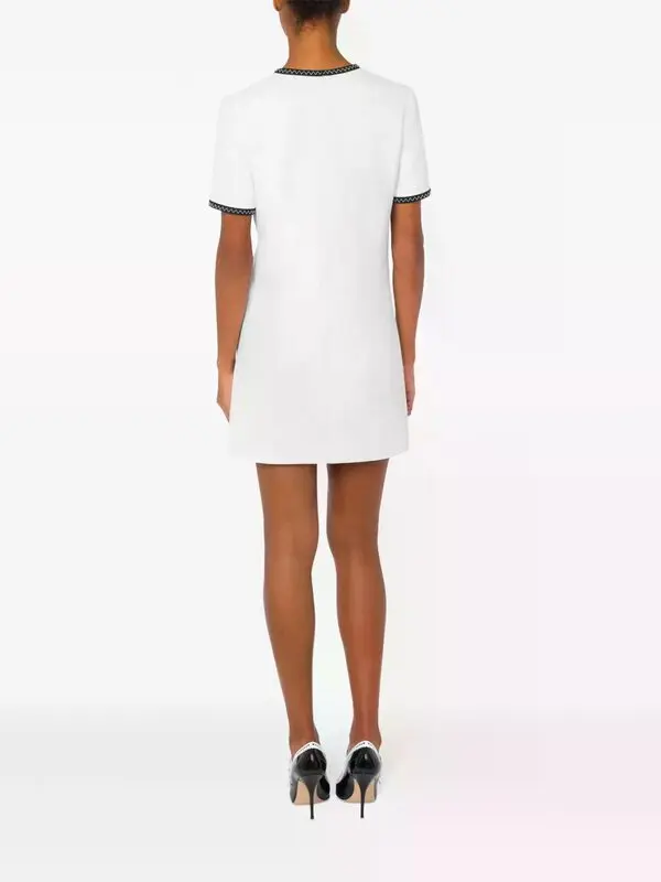 Moschino Contrasting-trim Mini Dress