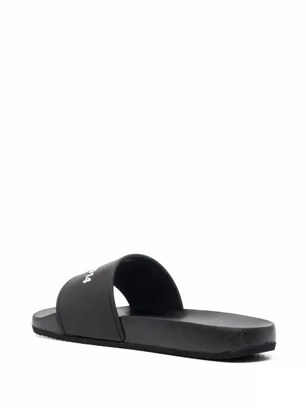 Axel Arigato Logo-print Slides - Black