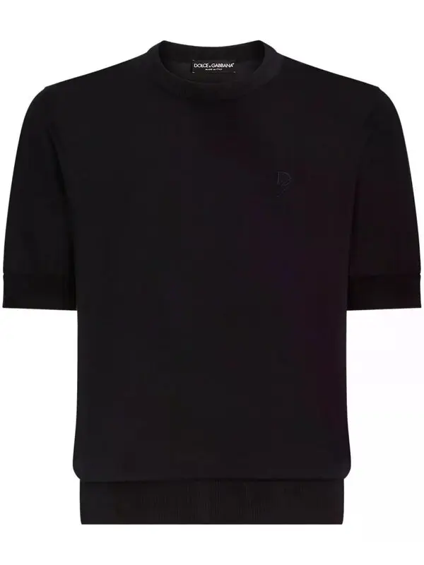 Dolce & Gabbana Logo-embroidered T-shirt