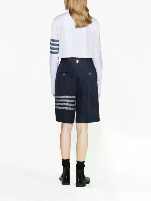 Thom Browne 4-bar Stripe High-waisted Shorts