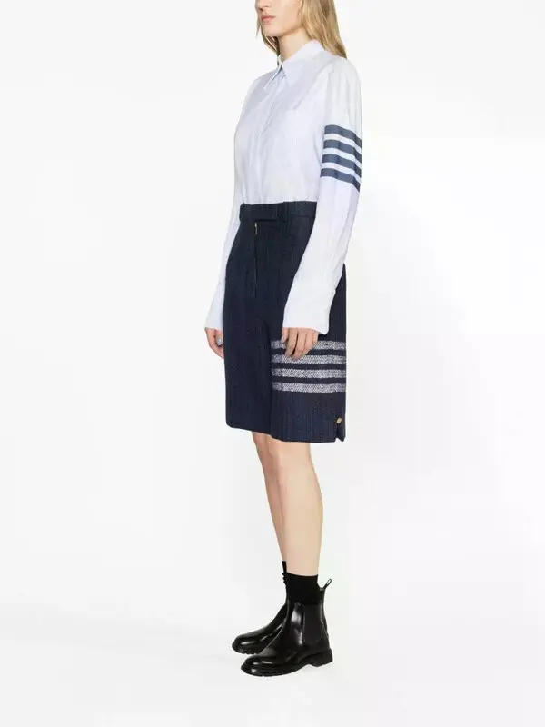 Thom Browne 4-bar Stripe High-waisted Shorts