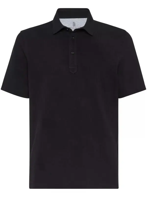 Brunello Cucinelli Button-fastening Cotton Polo Shirt