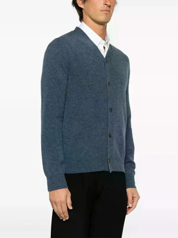 Play Comme Des Garcon V-neck Buttoned Cardigan
