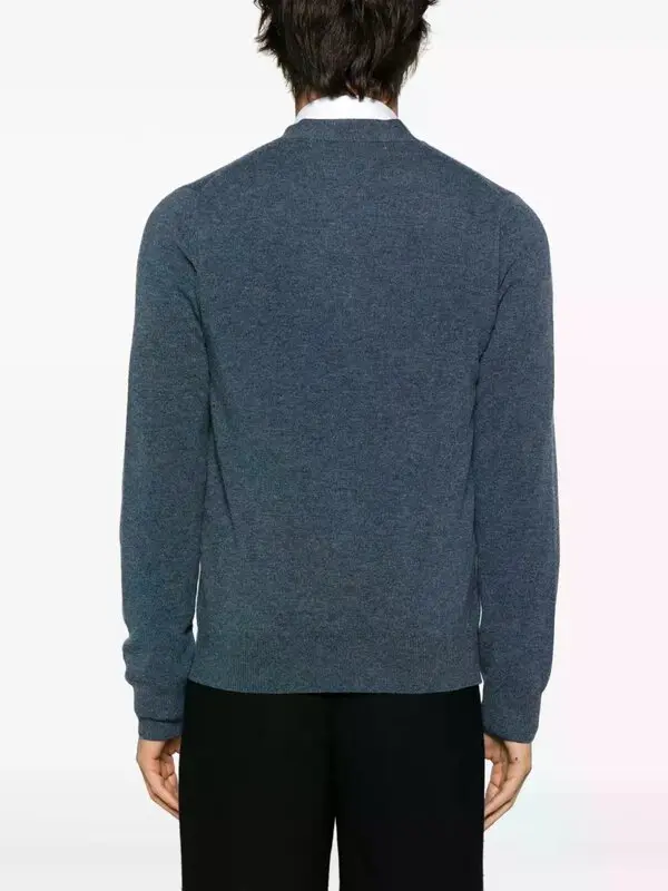 Play Comme Des Garcon V-neck Buttoned Cardigan