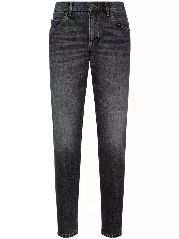 Dolce & Gabbana Straight-leg Cotton Jeans