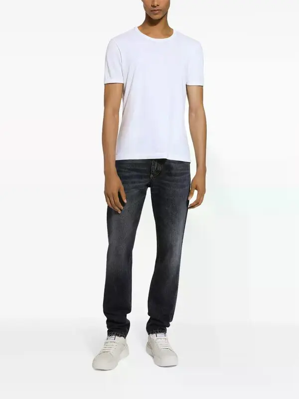 Dolce & Gabbana Straight-leg Cotton Jeans