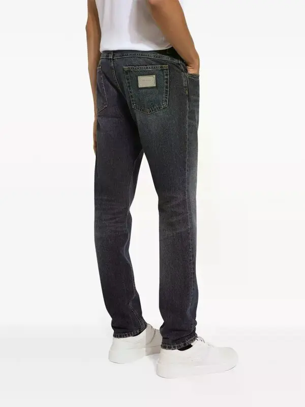 Dolce & Gabbana Straight-leg Cotton Jeans