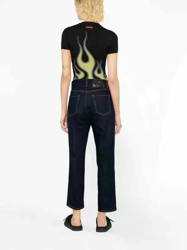 Dsquared2 Logo-patch Straight-leg Jeans