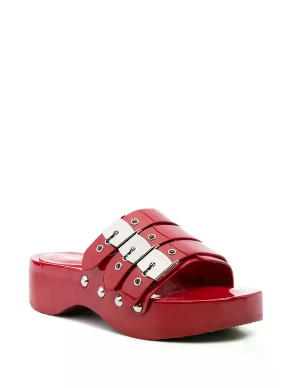 Philosophy Di Lorenzo Serafini X Scholl Patent Slip-on Sandals