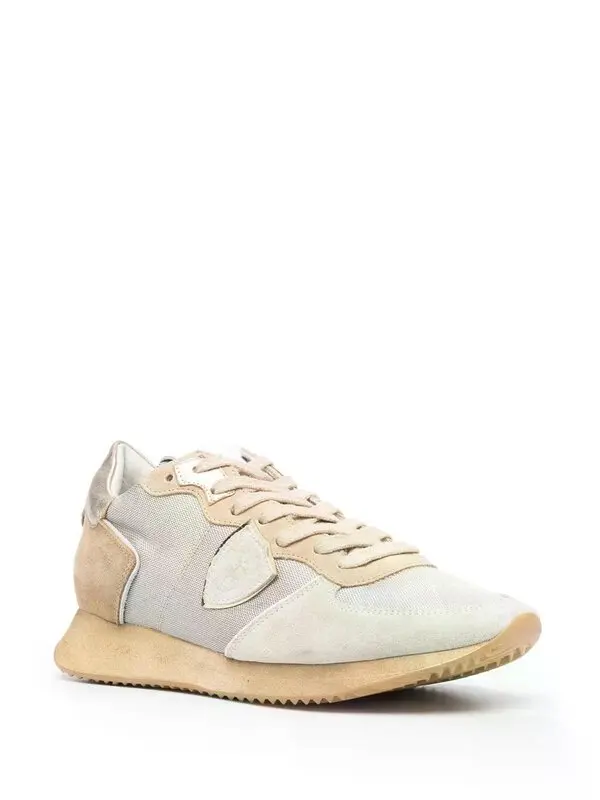 Philippe Model Suede Low-top Sneakers - Neutrals
