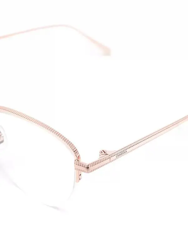 Omega Round-frame Optical Glasses