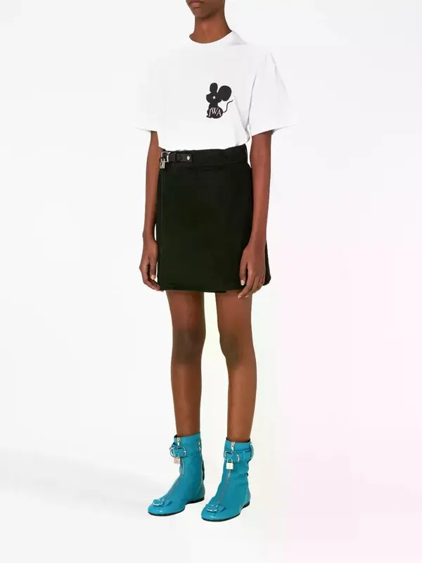 JW Anderson Padlock Detail Belted Skirt