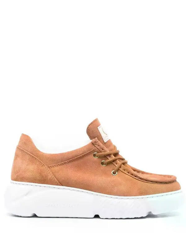 Casadei Shearling-lined Mid-top Sneakers