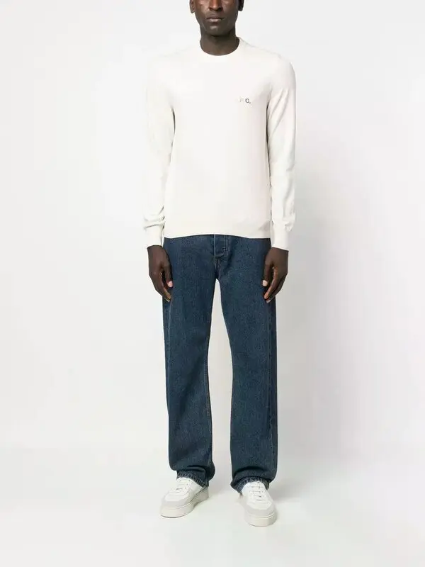 A.p.c. Logo-embroidered Sweater