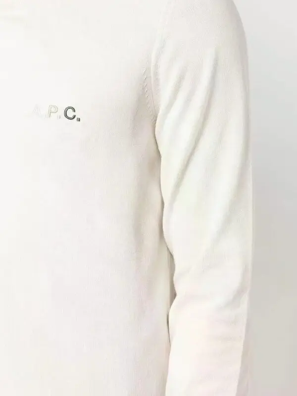 A.p.c. Logo-embroidered Sweater