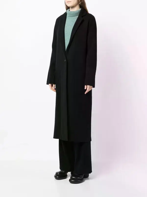 LISA YANG Single-breasted Fitted Cashmere Coat