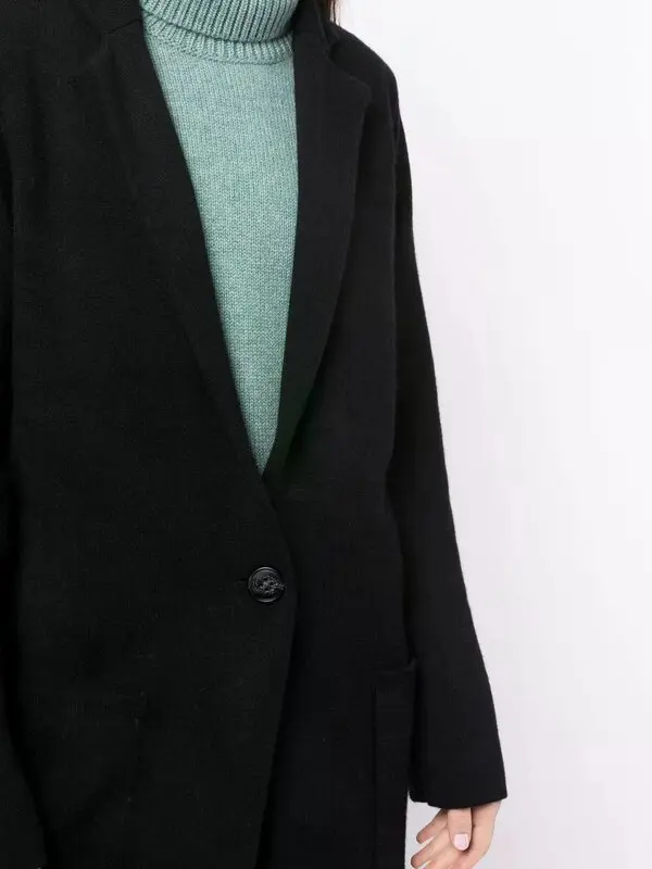 LISA YANG Single-breasted Fitted Cashmere Coat