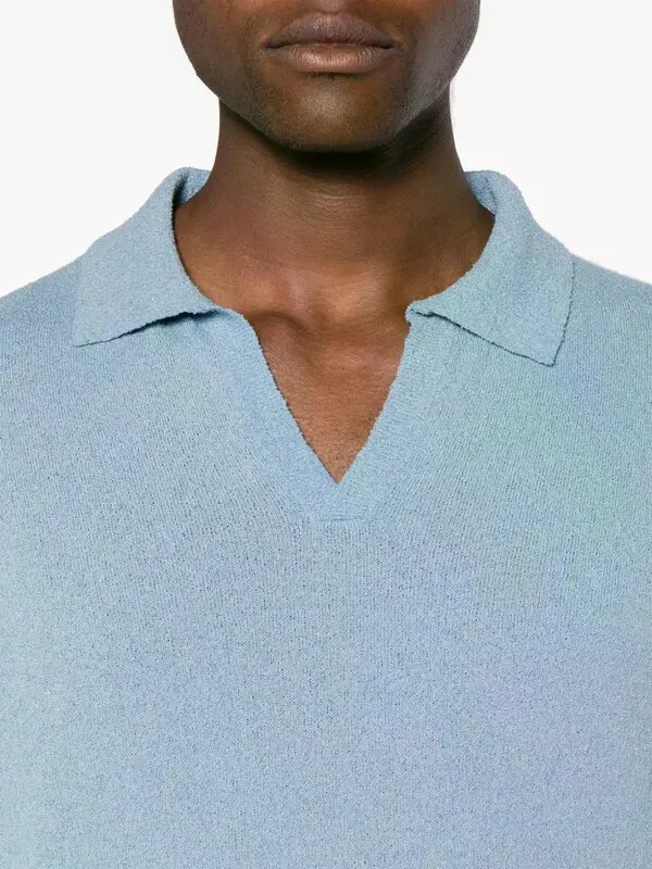 DRUMOHR Split-neck Polo Shirt
