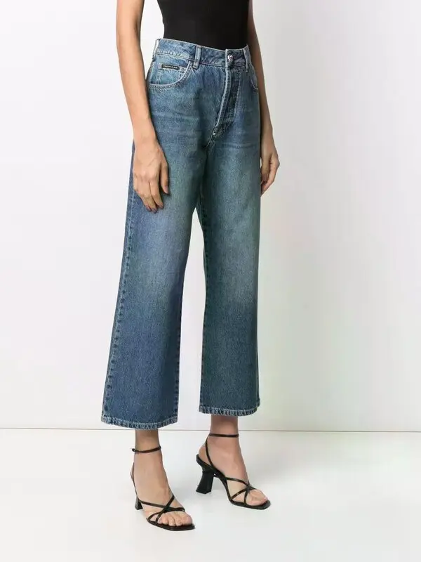 Philipp Plein Wide-leg Jeans