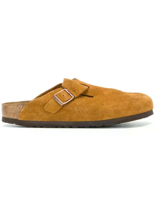 BIRKENSTOCK Boston Slippers - Brown
