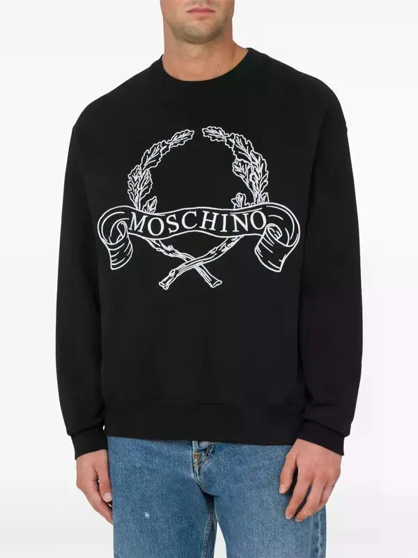 Moschino Embroidered Logo Sweatshirt