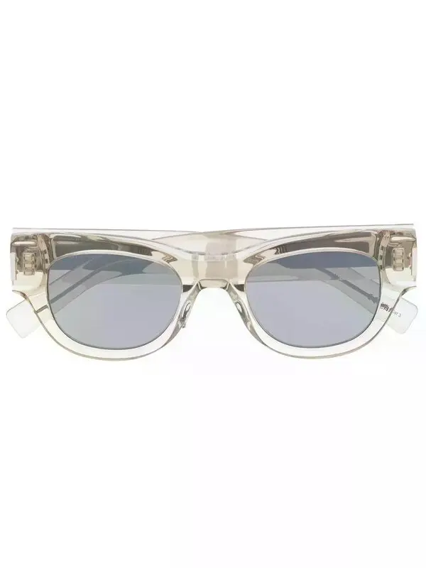 Saint Laurent Square-frame Transparent Sunglasses