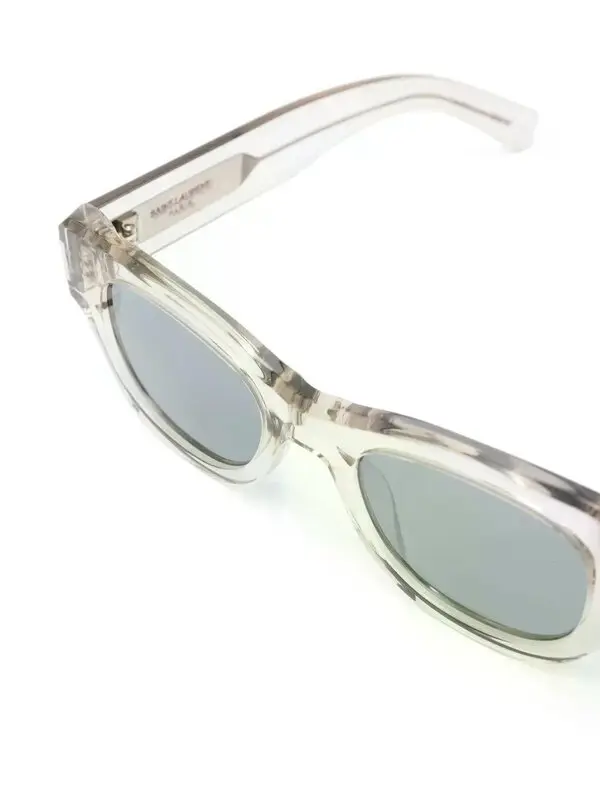 Saint Laurent Square-frame Transparent Sunglasses