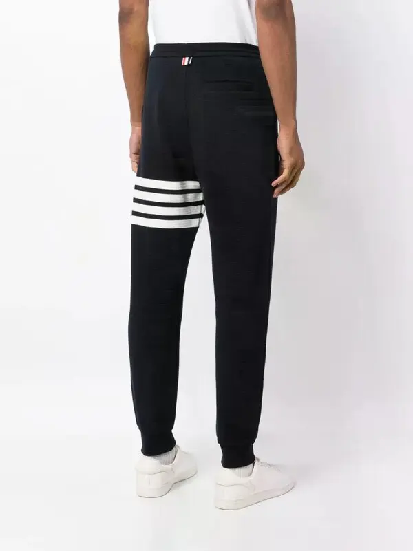 Thom Browne 4-bar Cotton Track Pants - Blue