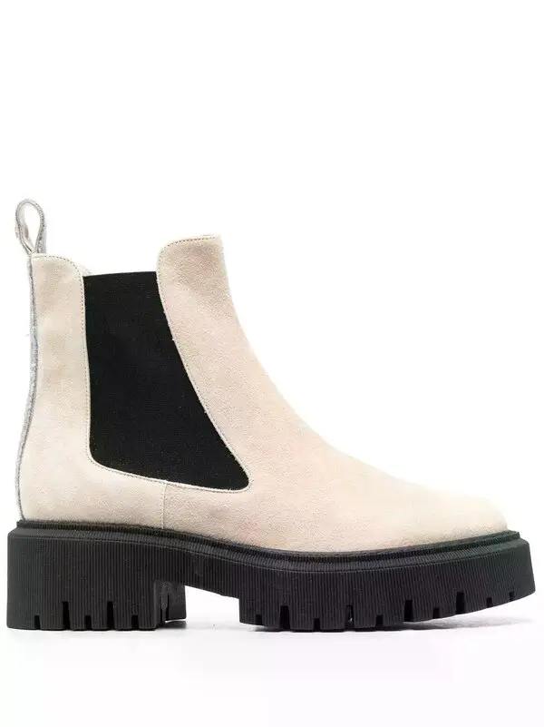 Lorena Antoniazzi 55mm Leather Slip-on Boots
