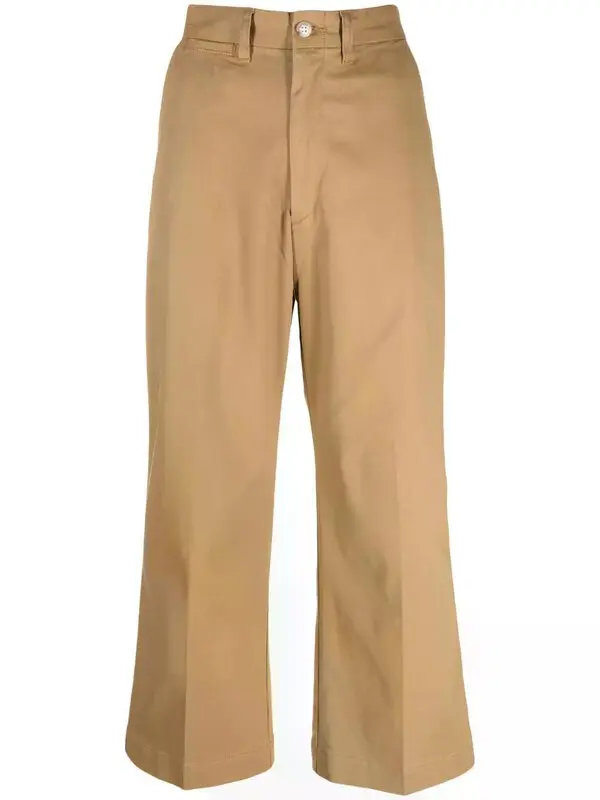 Polo Ralph Lauren High-waisted Wide Leg Cropped Trousers
