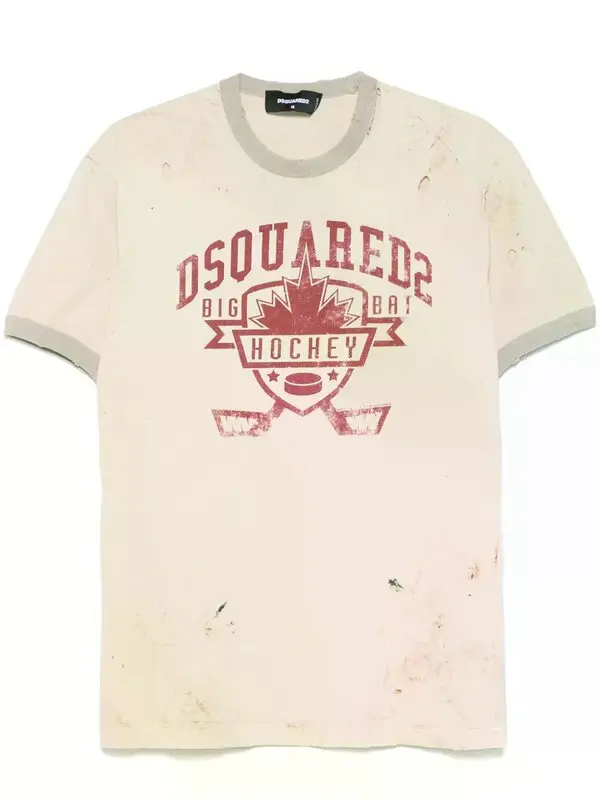 Dsquared2 Logo-print T-shirt - Neutrals