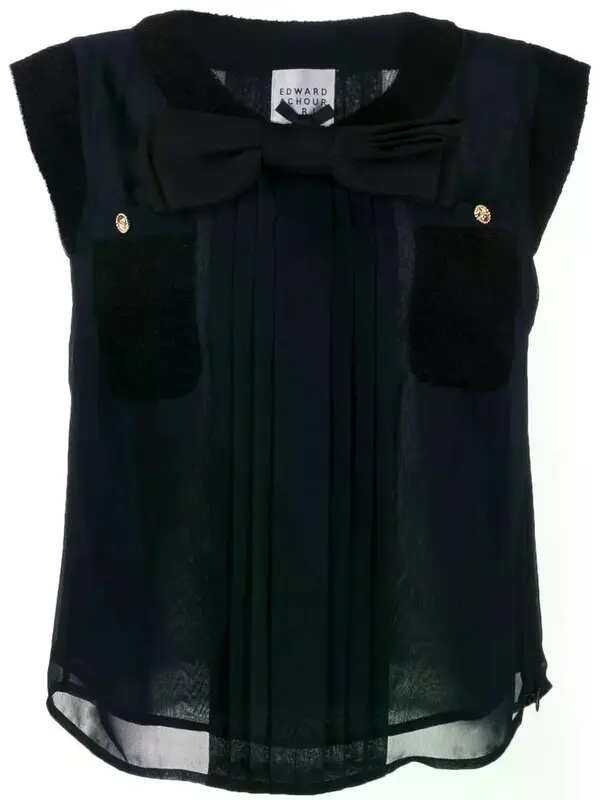 EDWARD ACHOUR PARIS Bow-detail Top