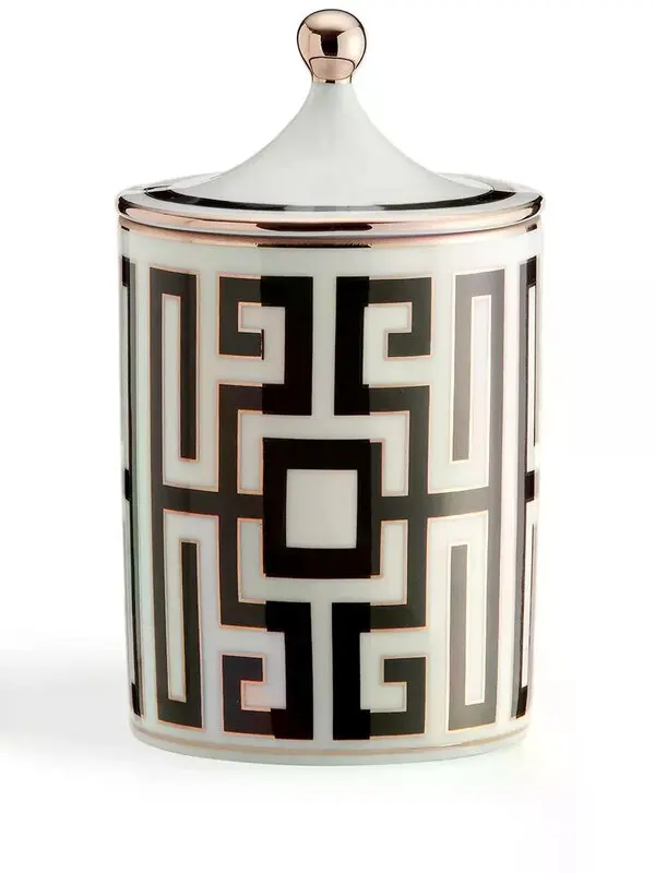 GINORI 1735 Labirinto Scented Candle - Black