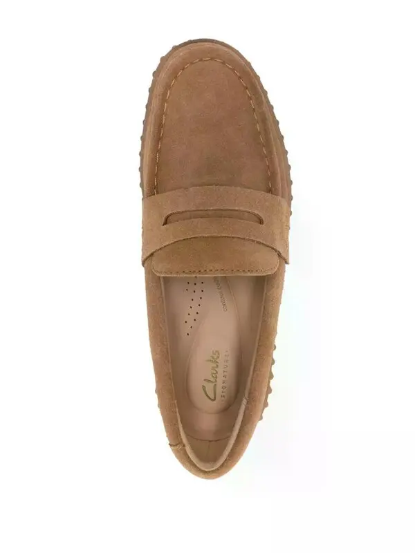 Clarks Torhill Penny Flatform Loafers