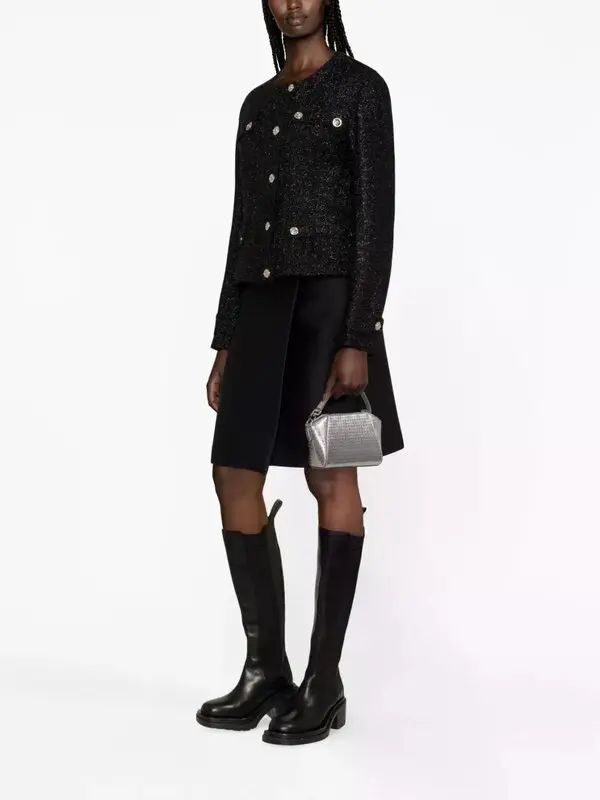 Versace Medusa Head Single-breasted Tweed Jacket