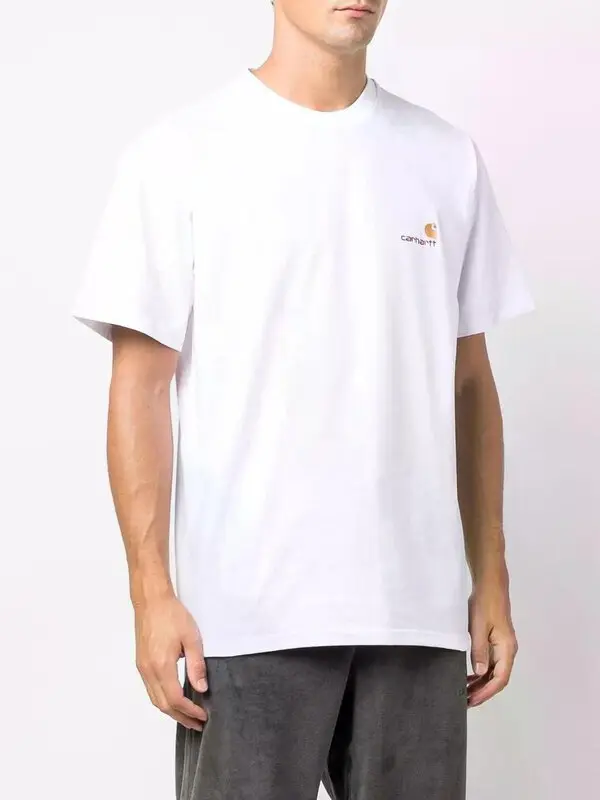 Carhartt Work In Progress American Script Short-sleeve T-shirt - White