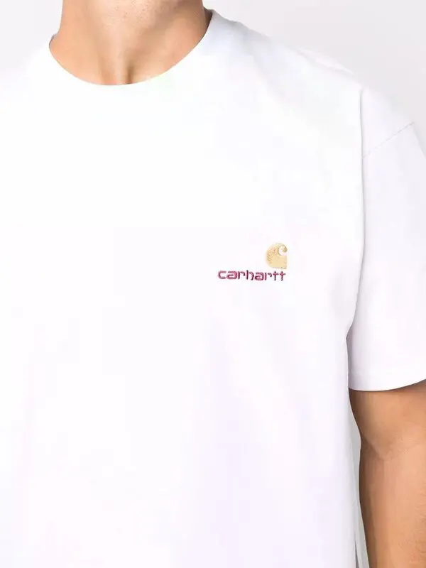 Carhartt Work In Progress American Script Short-sleeve T-shirt - White